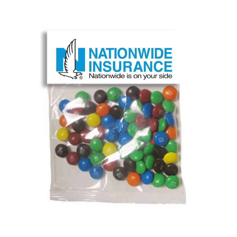 NC Custom: M&M'S® in Large Header Bag. Supplied By: Chocolate Inn