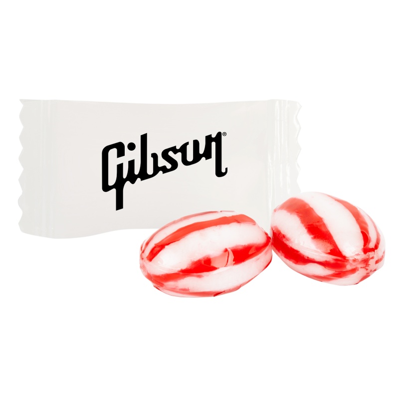 NC Custom: Red Striped Peppermint Mega Mints. Supplied By: Chocolate Inn
